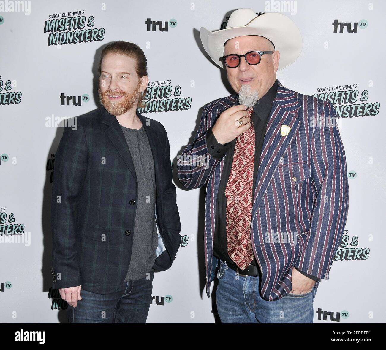(L-R) Seth Green and Bobcat Goldthwait at the truTV's "Bobcat ...