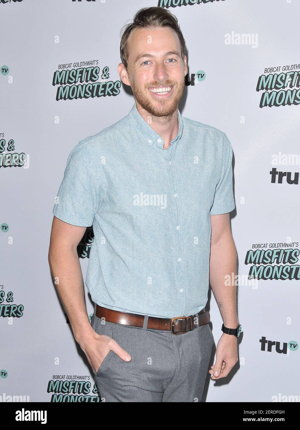 Jake Hurwitz arrives at the truTV's "Bobcat Goldthwait's Misfits & Monsters" Premiere held at ...