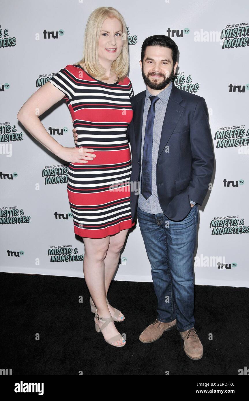 (L-R) Rachel Cushing and Samm Levine at the truTV's "Bobcat Goldthwait ...