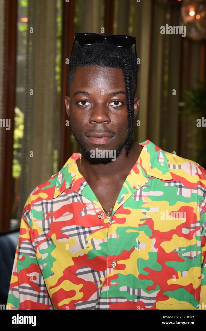Rapper Thutmose attends Romeo Hunte SS19 Runway Show - Front Row on ...