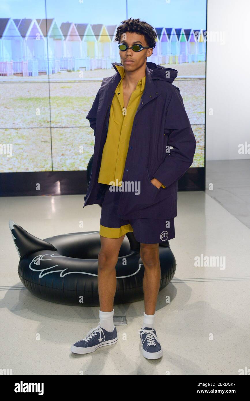 Model at the presentation for Death to Tennis Fashion Show during New ...