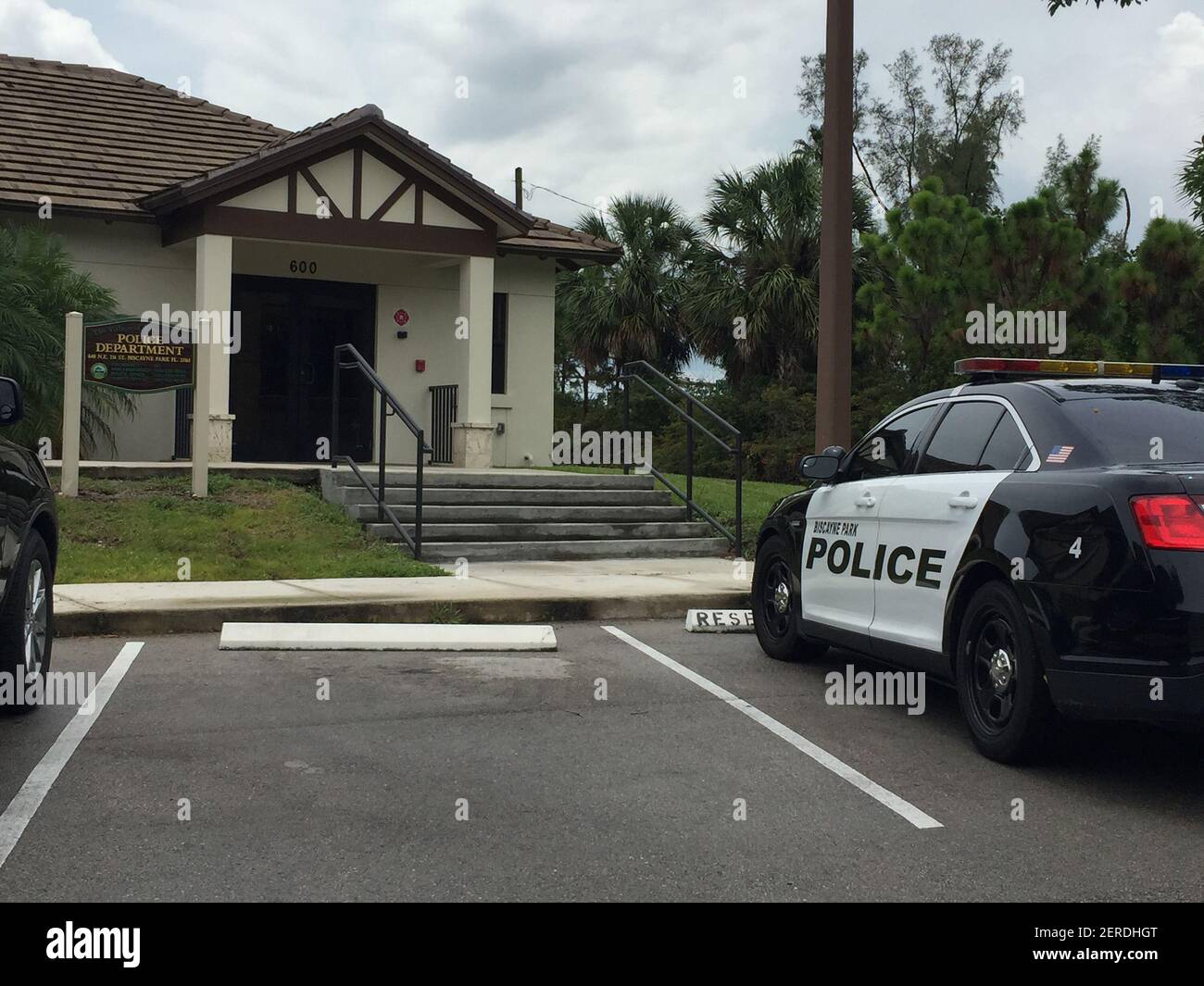 The Biscayne Park Police Department (Jay Weaver/Miami Herald/TNS/Sipa ...