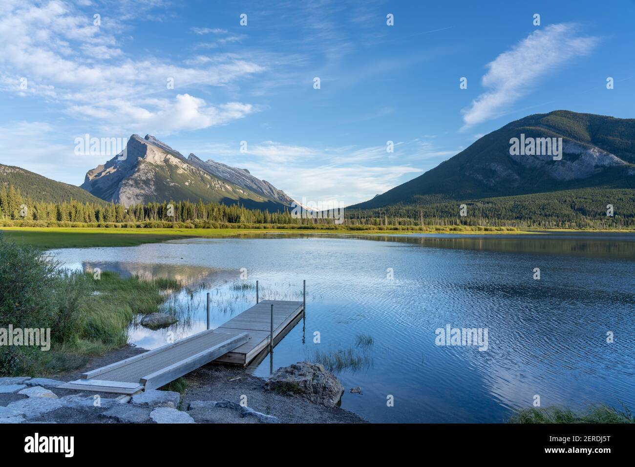 Banff National Park beautiful landscape, Vermilion Lakes Viewpoint in ...