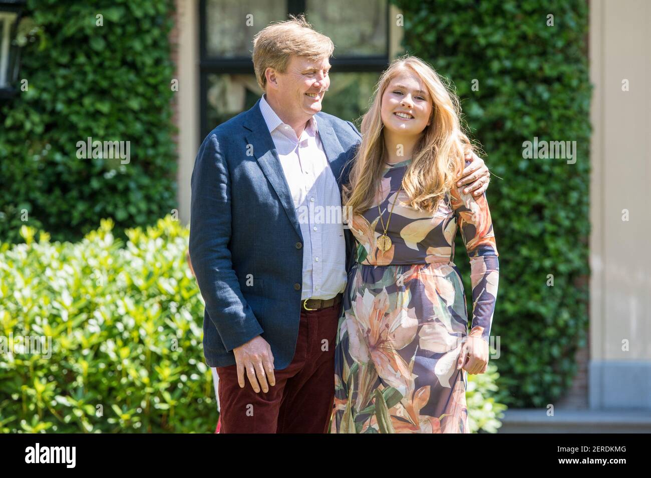 King Willem-Alexander and Princess Amalia during the annual summer ...
