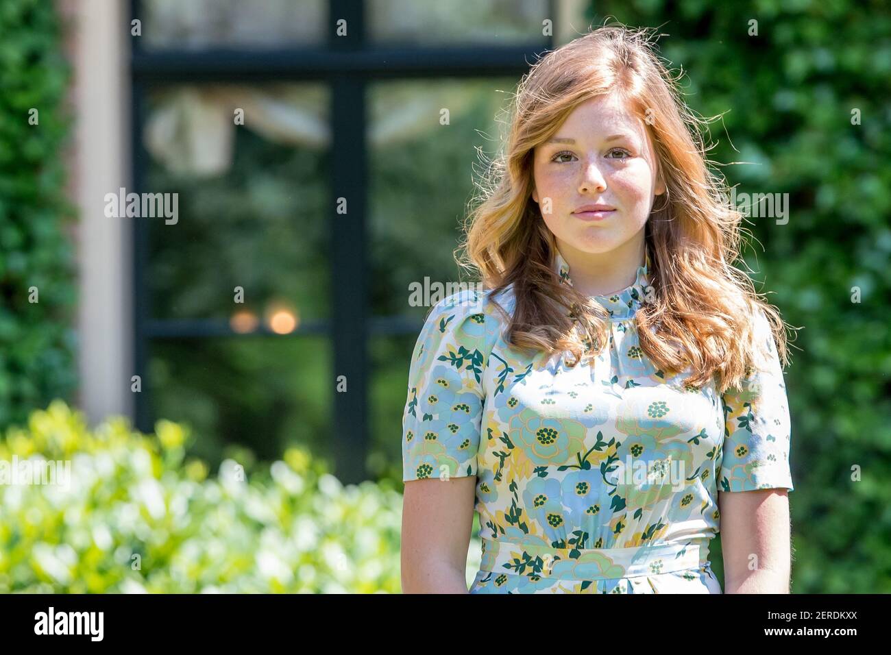 Princess Alexia during the annual summer photo session at villa ...