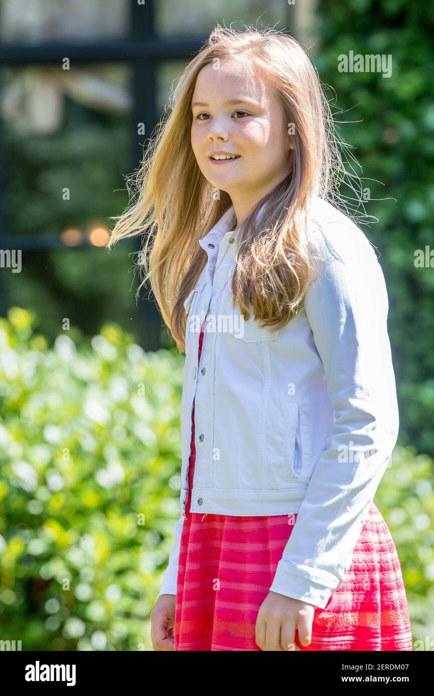 Princess Ariane during the annual summer photo session at villa ...