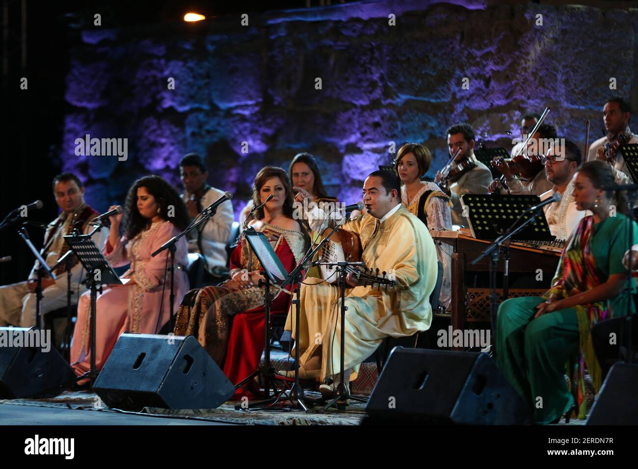 From right to the left Abbas Righi from Algeria, Abir El Abed from ...