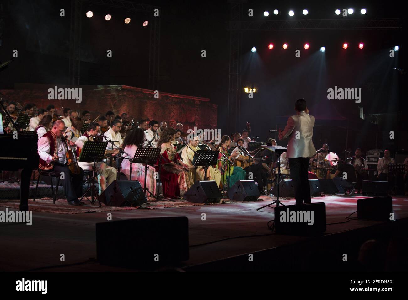 From right to the left Abbas Righi from Algeria, Abir El Abed from ...