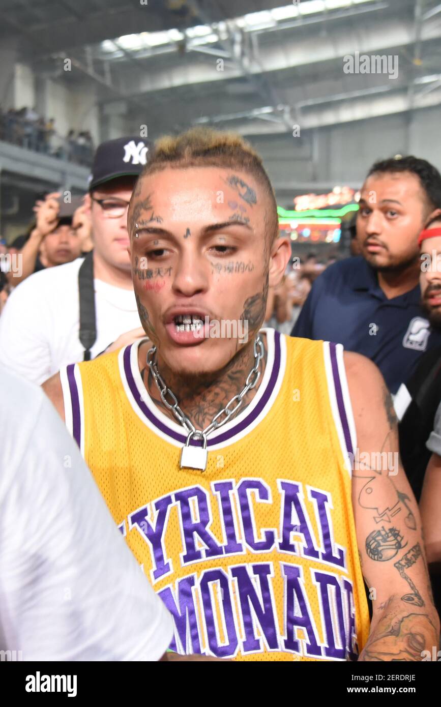 Rapper Lil Skies attends The Greatest Day Ever Music Festival and ...