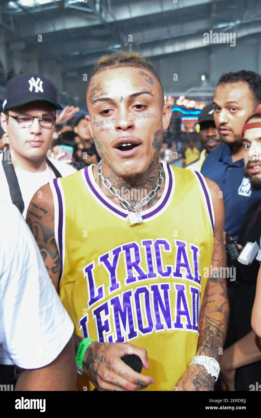 Rapper Lil Skies attends The Greatest Day Ever Music Festival and ...