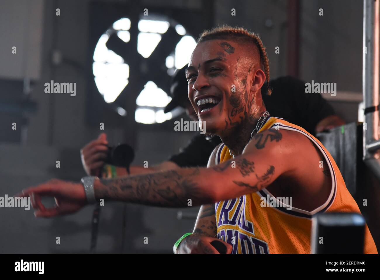 Rapper Lil Skies attends The Greatest Day Ever Music Festival and ...