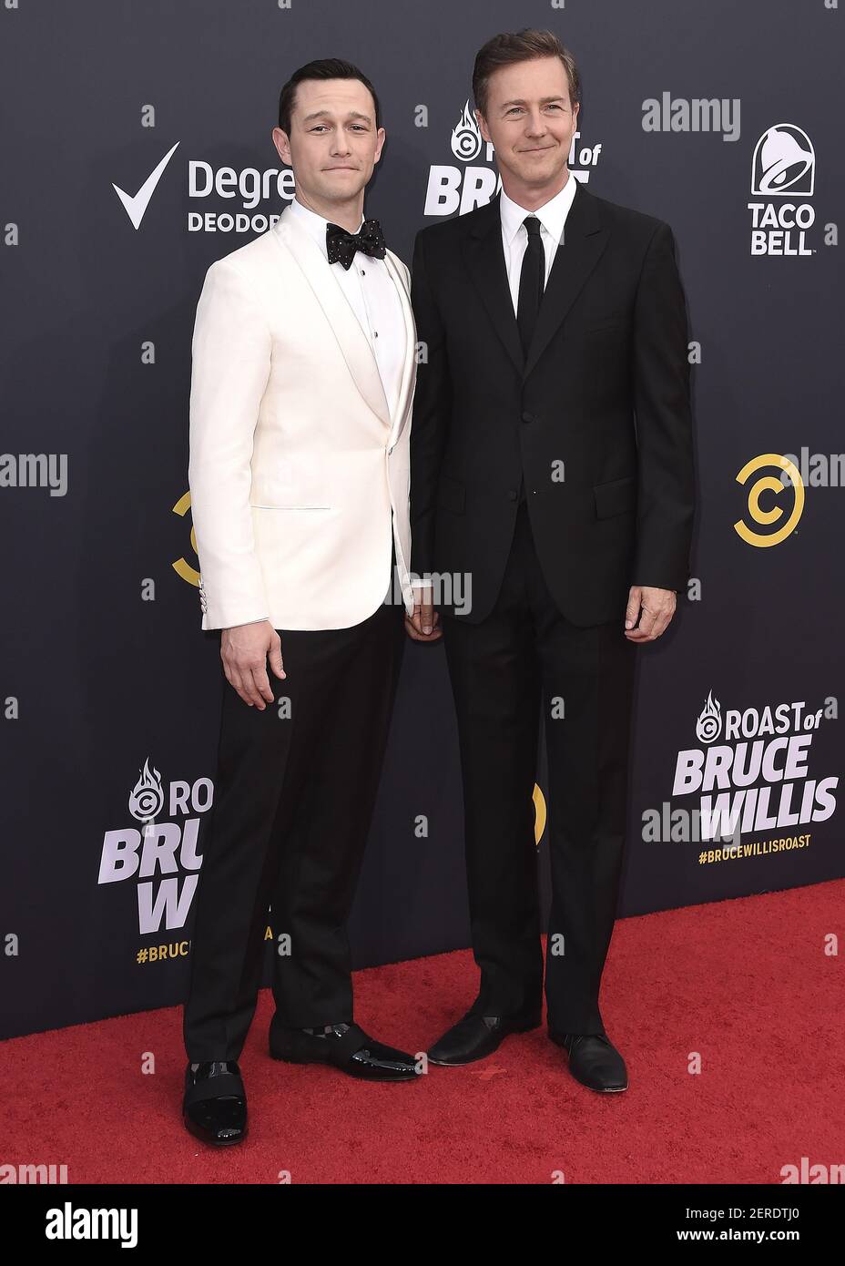 HOLLYWOOD, CA - JULY 14: Joseph Gordon-Levitt and Edward Norton at the ...