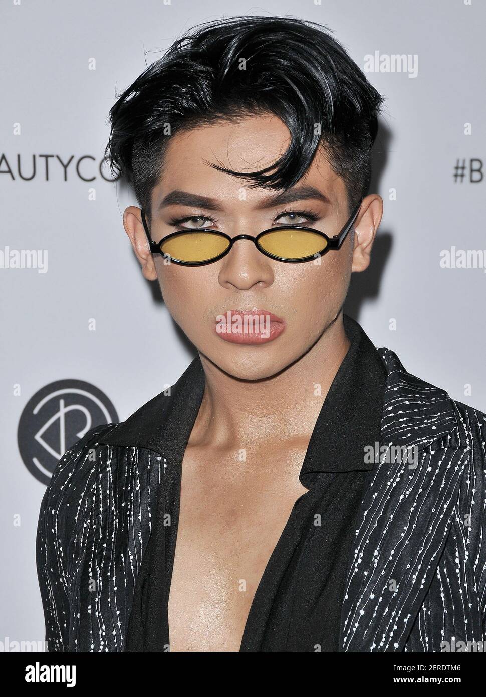 Sir JayVee arrives at the Beautycon Festival LA 2018 held at the Los ...