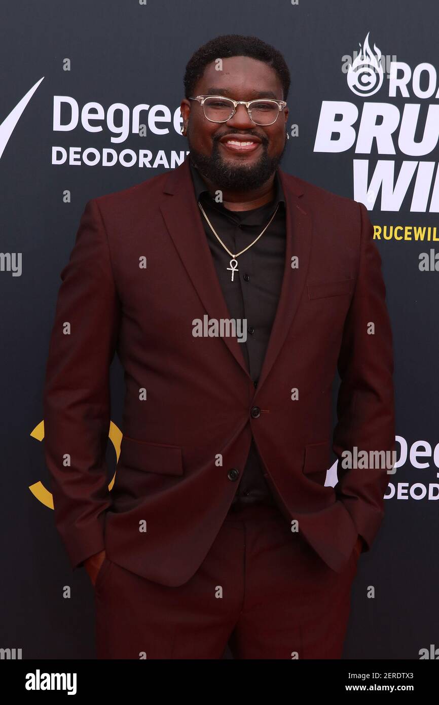 Lil Rel Howery attends the Comedy Central Roast Of Bruce Willis held at Hollywood Palladium on ...