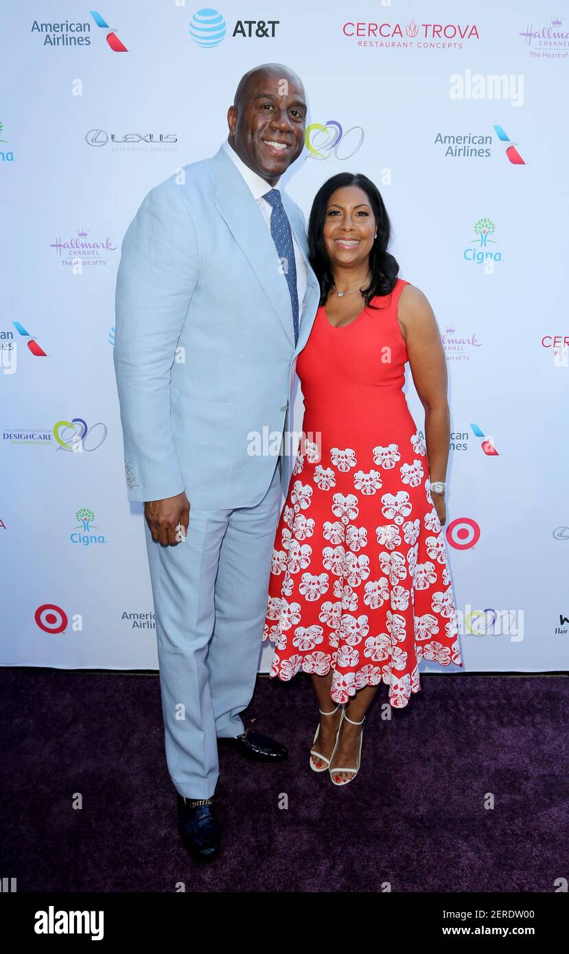 Earvin 'Magic' Johnson NBA and wife Cookie Johnson at the The HollyRod ...
