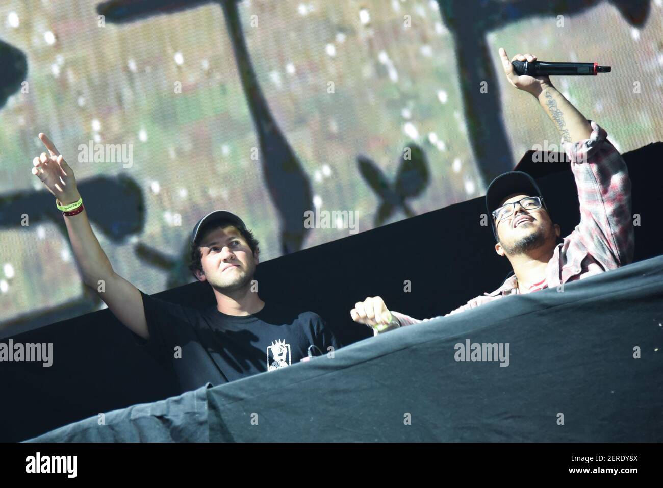 Matt Toth and Julio Mejia - GTA attend The Greatest Day Ever Music ...