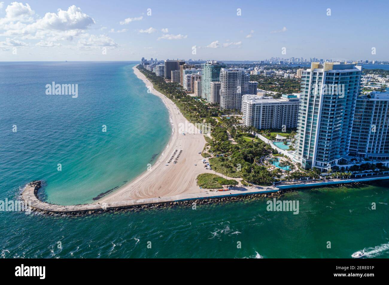 Miami Florida,Bal Harbour,Haulover Inlet water,Atlantic Ocean water ...