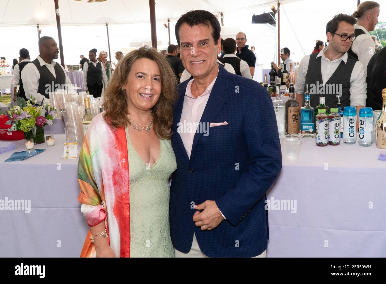 Debbie Rodriguez and guest attend The Samuel Waxman Cancer Research ...