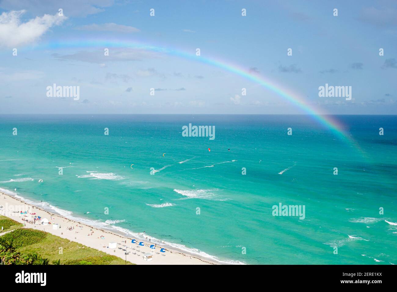 North beach atlantic ocean water rainbow rainbows hi-res stock ...