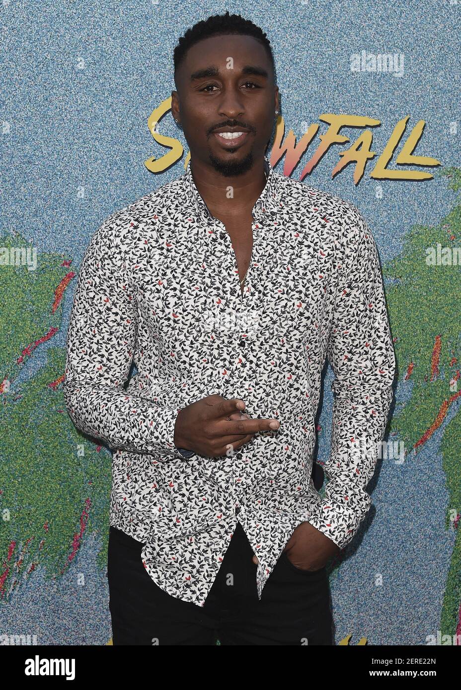 LOS ANGELES, CA - JULY 16: Demetrius Shipp Jr. at the Red Carpet Event ...
