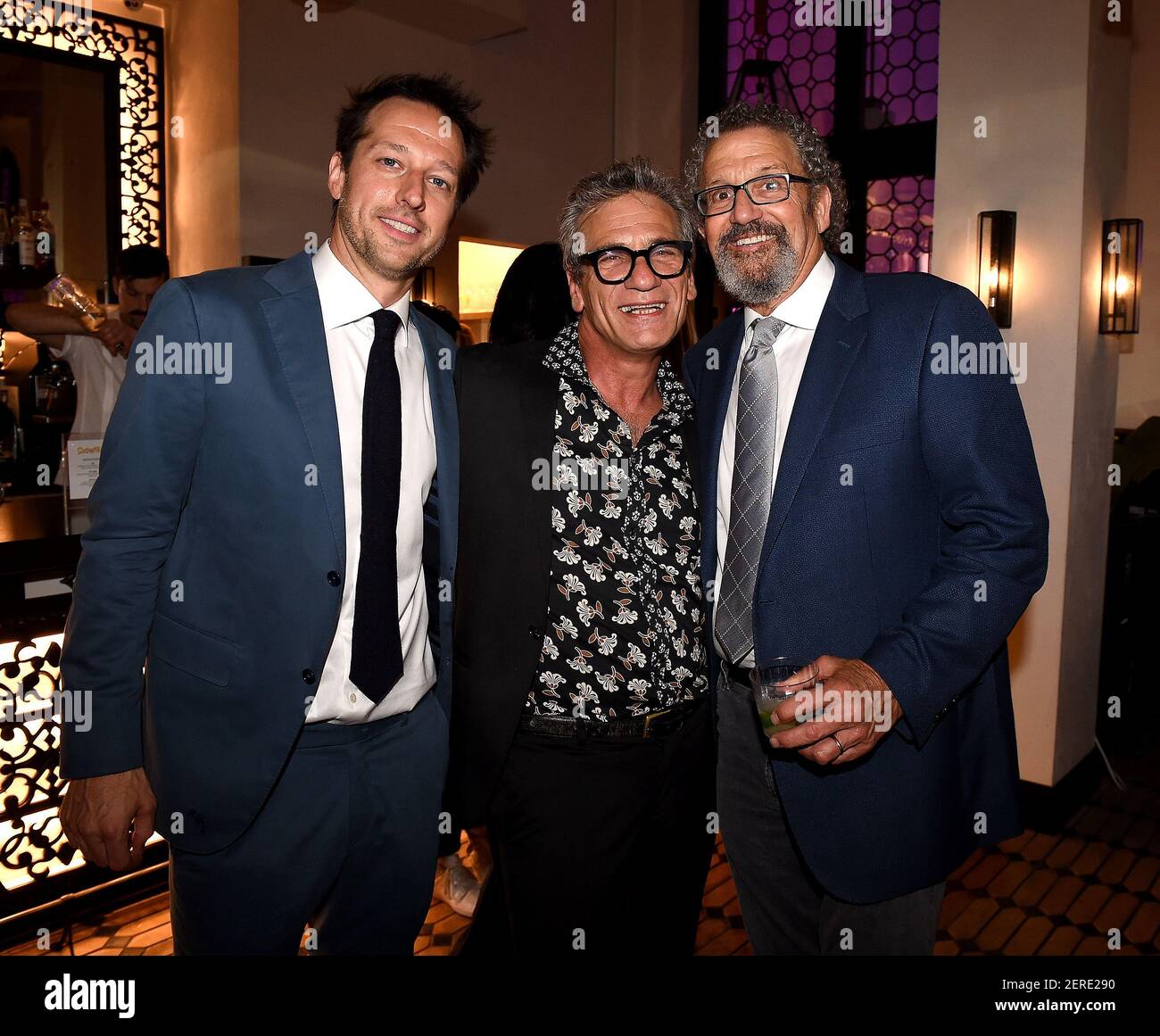LOS ANGELES, CA - JULY 16: Dave Andron, Alon Moni Aboutboul, and Thomas ...