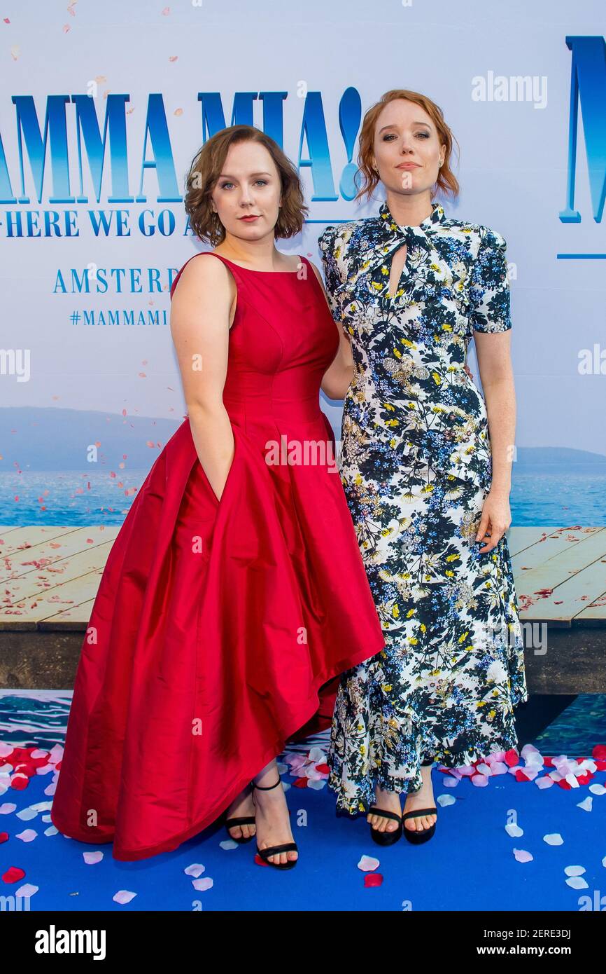 Alexa Davies and Jessica Keenan Wynn on the red carpet during the ...
