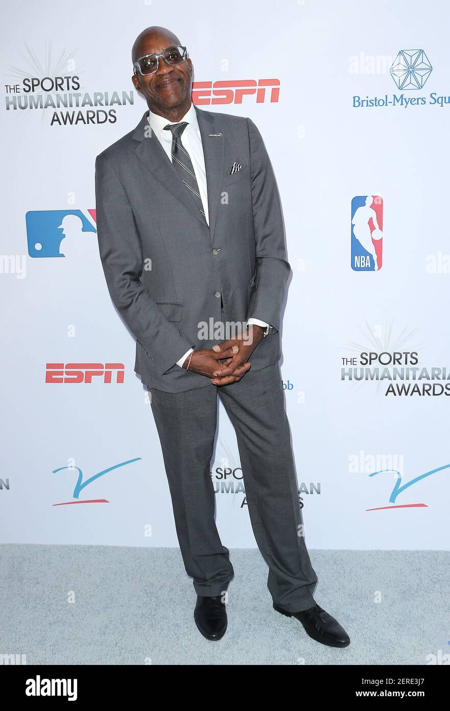 Edwin Moses at the ESPN 2018 Sports Humanitarian Awards held at LA LIVE ...