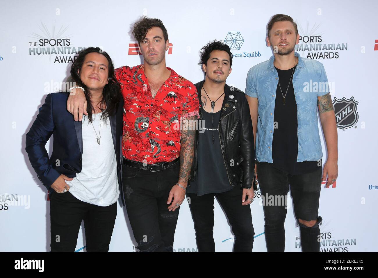 American Authors at the ESPN 2018 Sports Humanitarian Awards held at LA ...