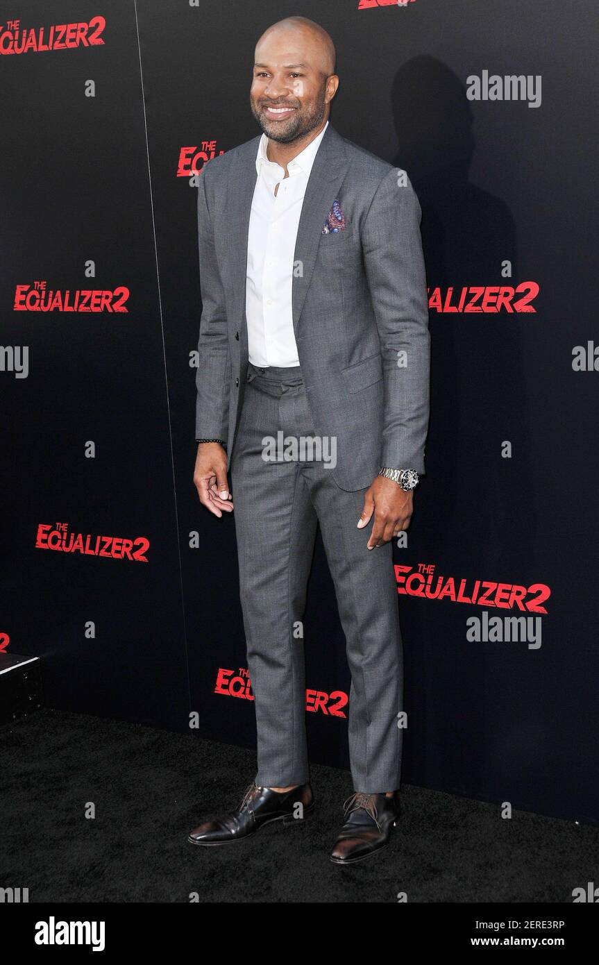 Derek Fisher arrives at "The Equalizer 2" Los Angeles Premiere held at ...