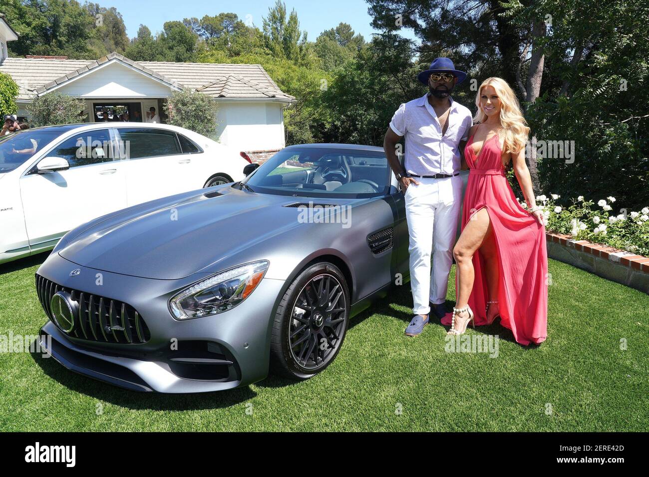 Dimitry Loiseau and Gretchen Rossi at Regard Magazine's 2018 Pre-ESPY ...