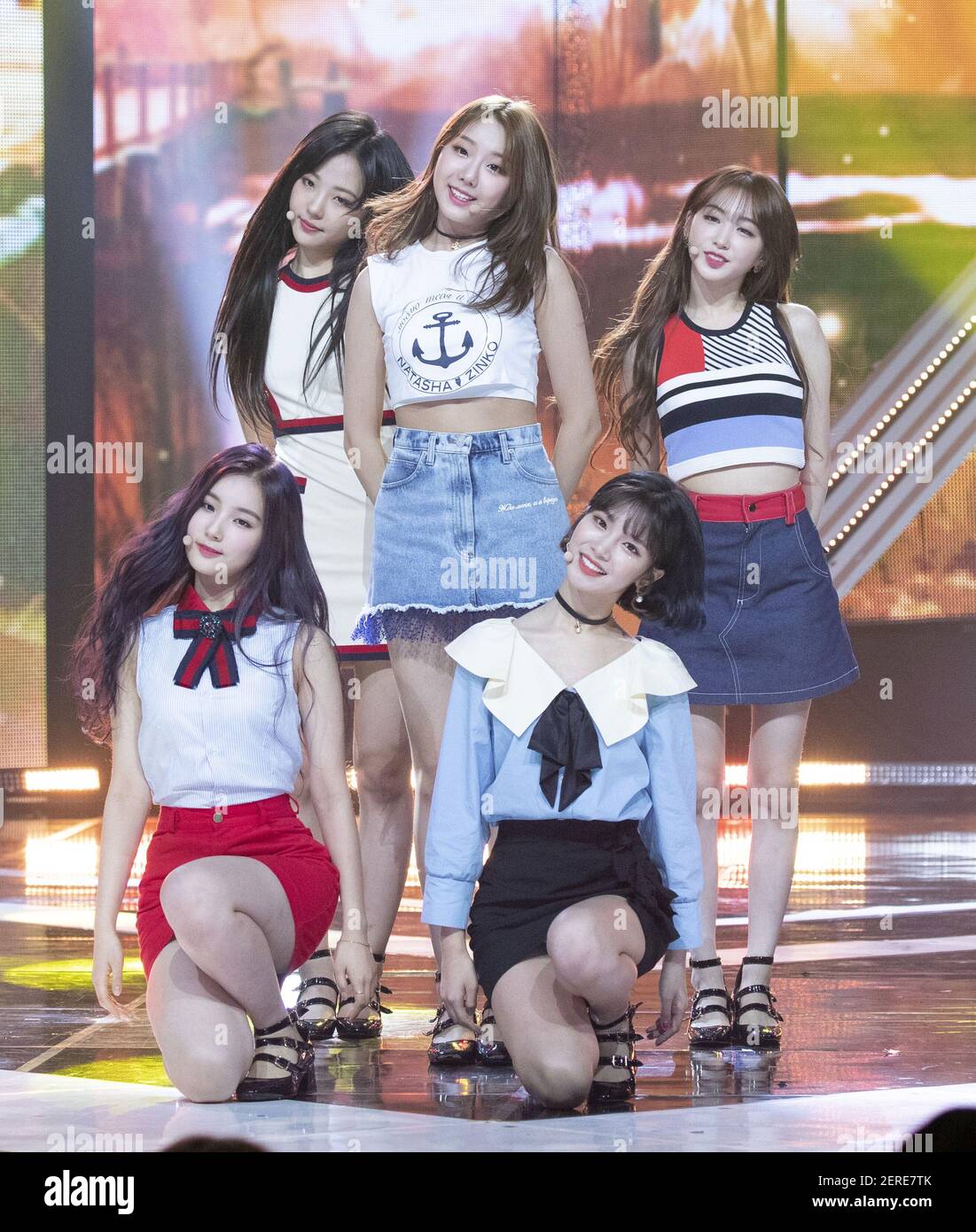 18 July 2018 - Goyang, South Korea : South Korean girl group Elris ...