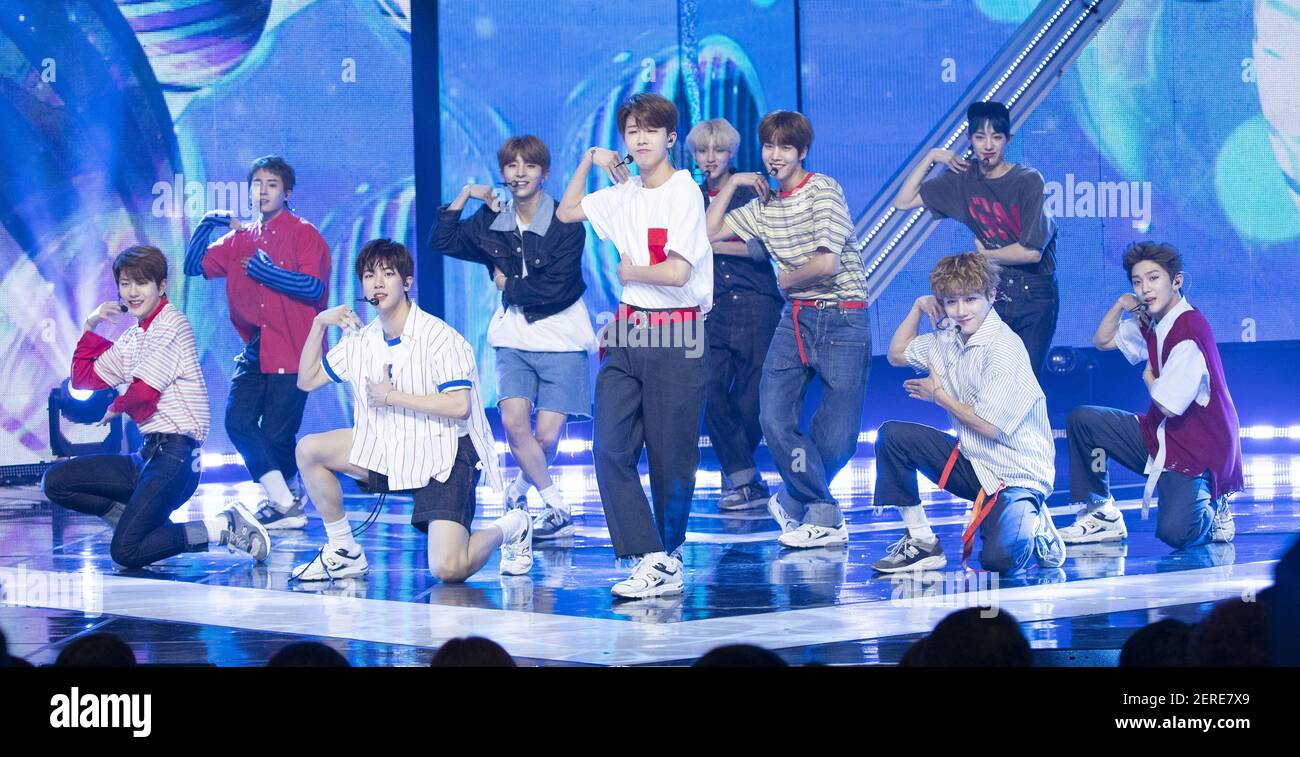 18 July 2018 - Goyang, South Korea : South Korean boys band Golden ...