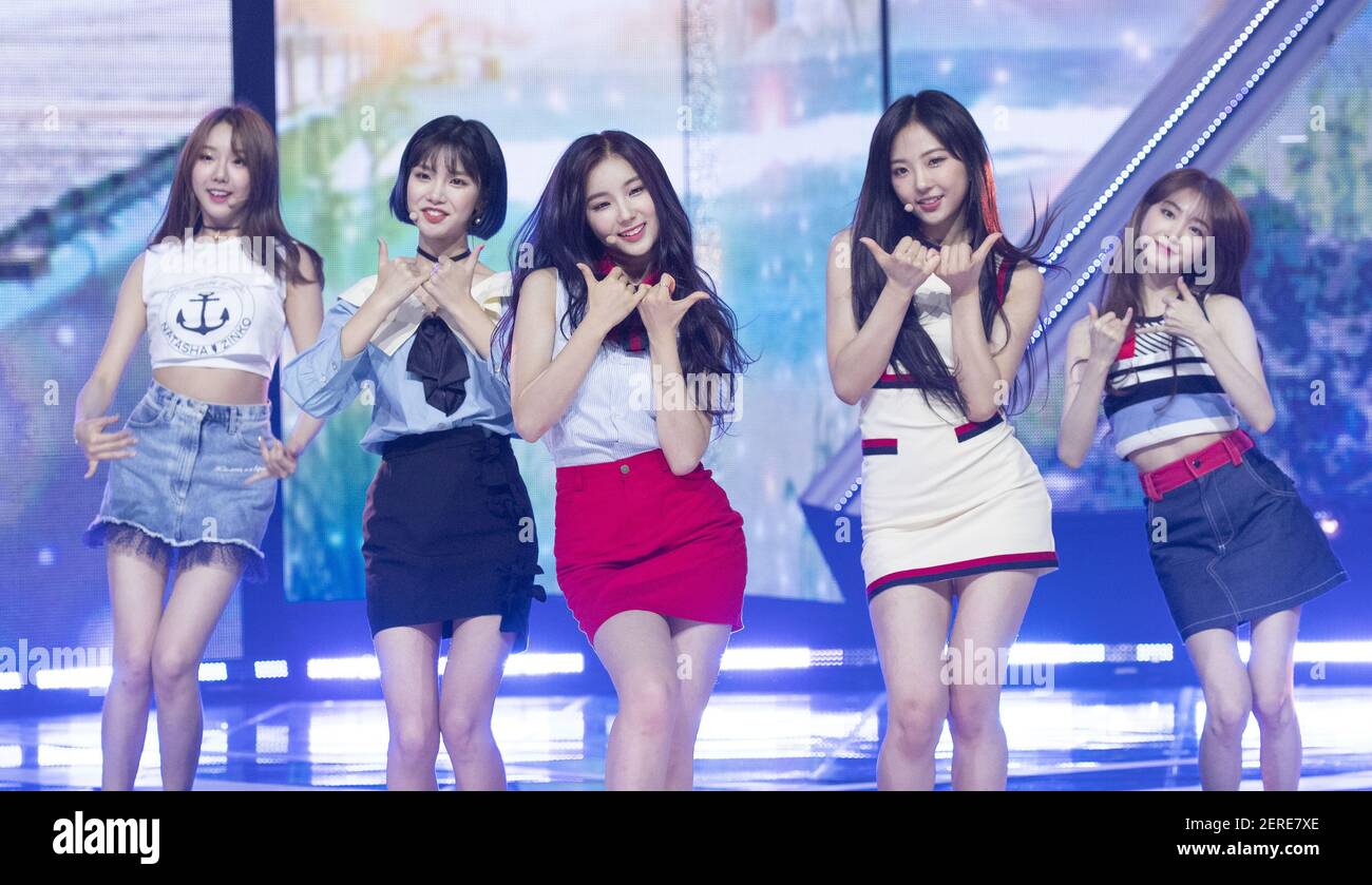 18 July 2018 - Goyang, South Korea : South Korean girl group Elris ...