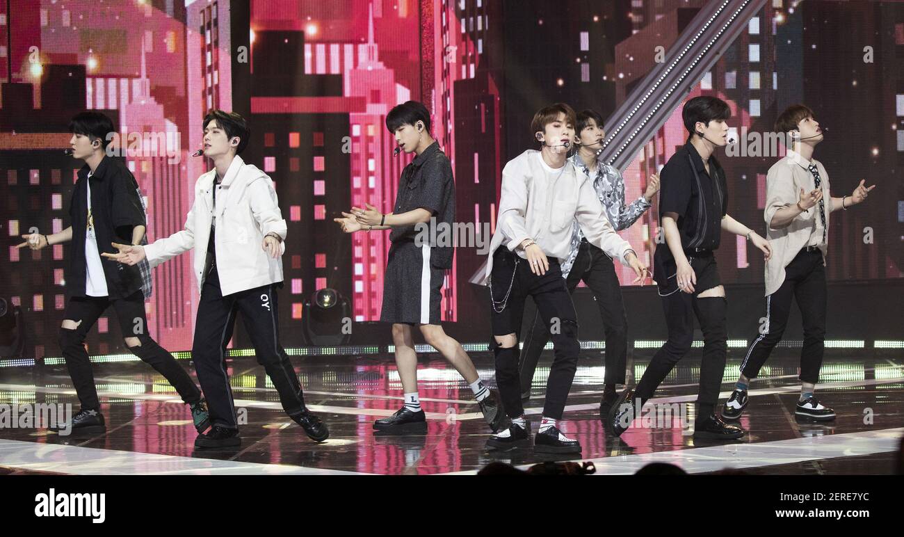 18 July 2018 - Goyang, South Korea : South Korean boys band Target ...