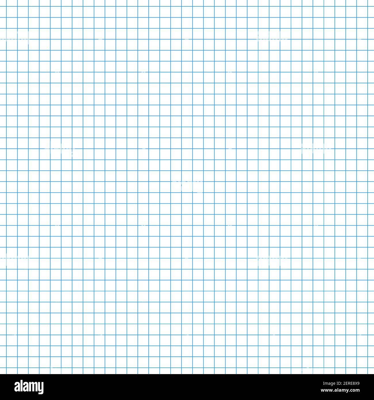 Grid paper. Abstract squared background with blue graph. Geometric ...