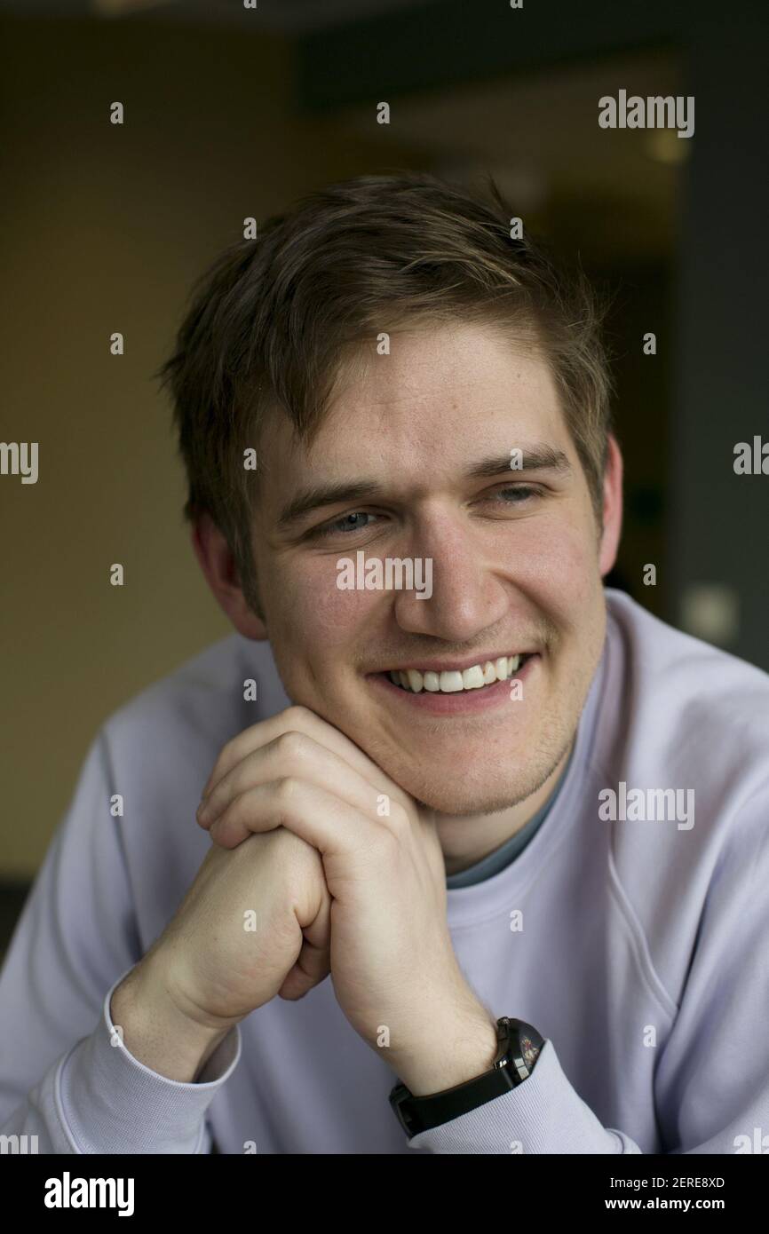 Comedian Bo Burnham poses for a portrait at DePaul University's ...