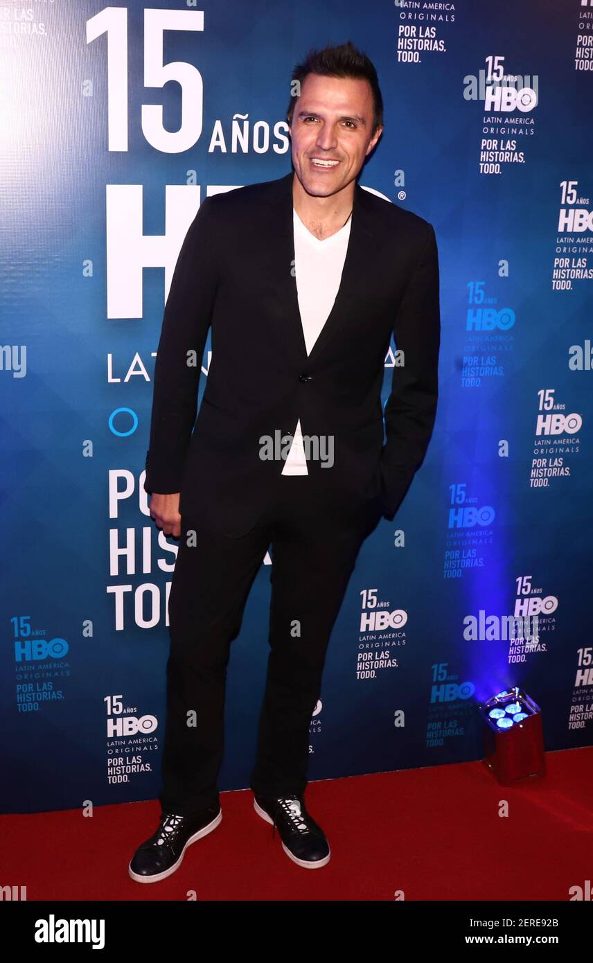 Billy Rovzar at 15 th aniversary HBO Latin America Red Carpet Mexico ...