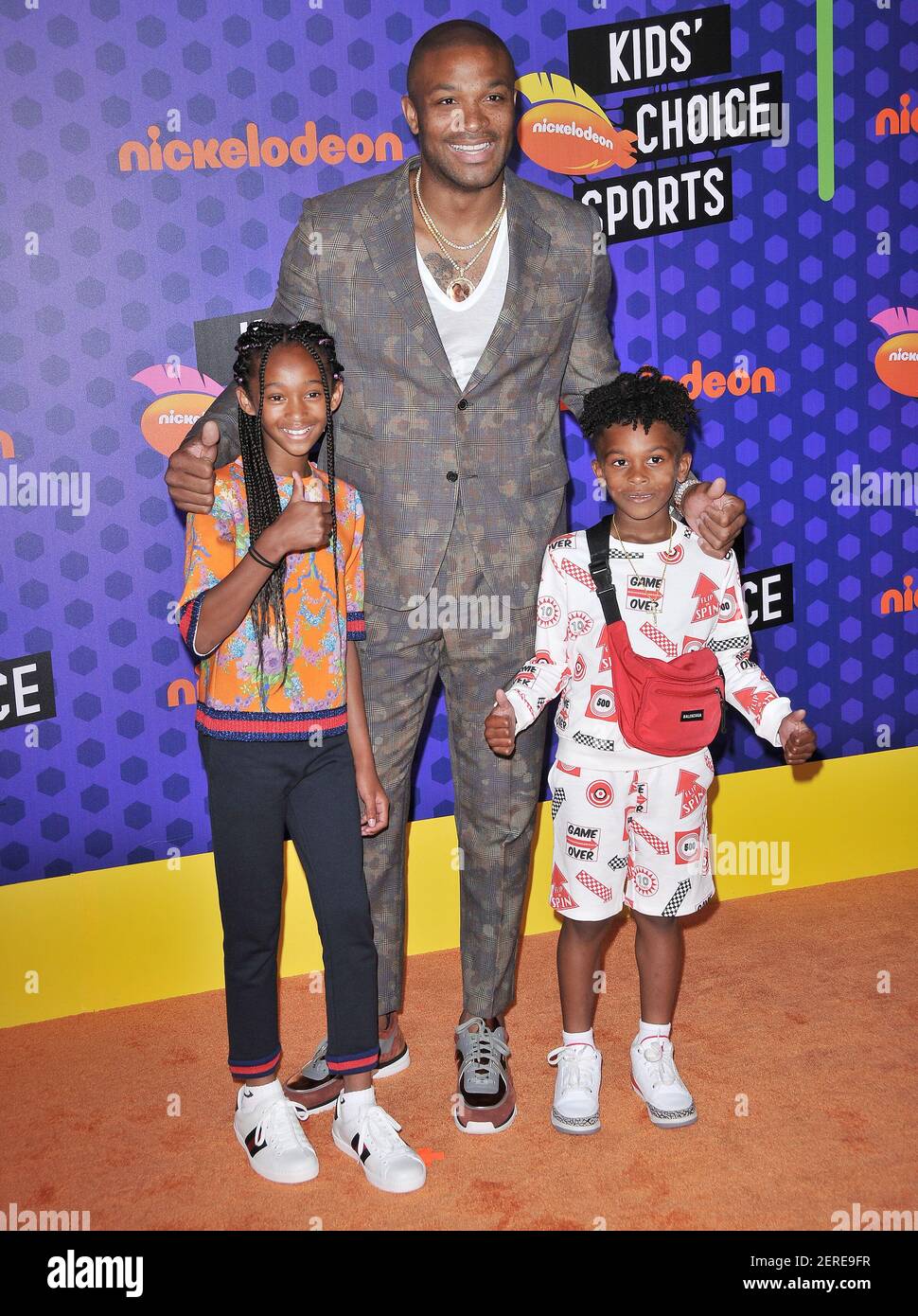 (L-R) Aaliyah Tucker, P.J. Tucker and King Tucker at the Nickelodeon's ...