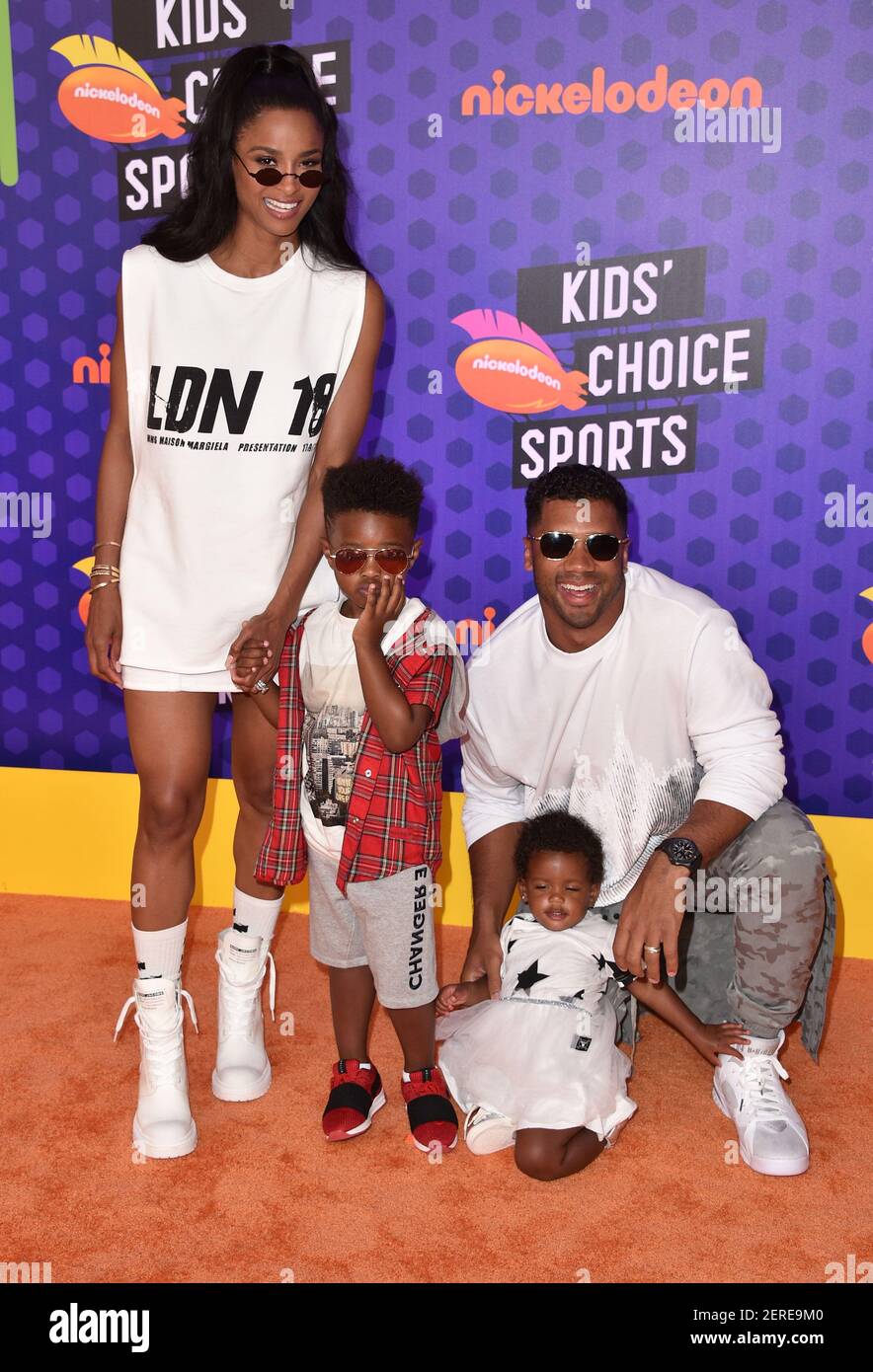 SANTA MONICA - JULY 19: Ciara, Future Zahir Wilburn, Sienna Wilson and ...
