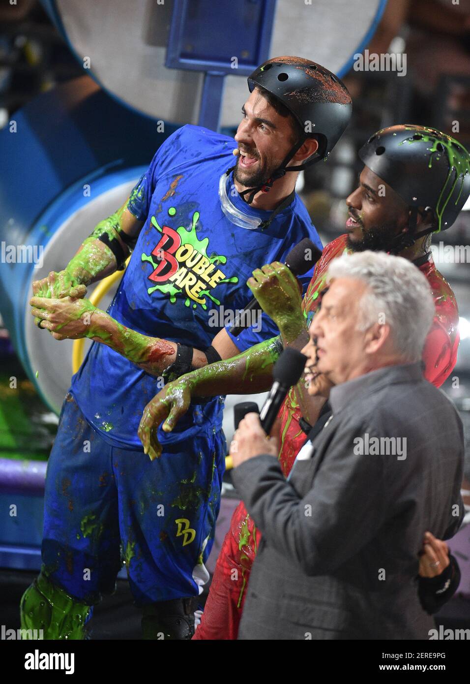 SANTA MONICA - JULY 19: Chris Paul, Michael Phelps, Marc Summers and ...