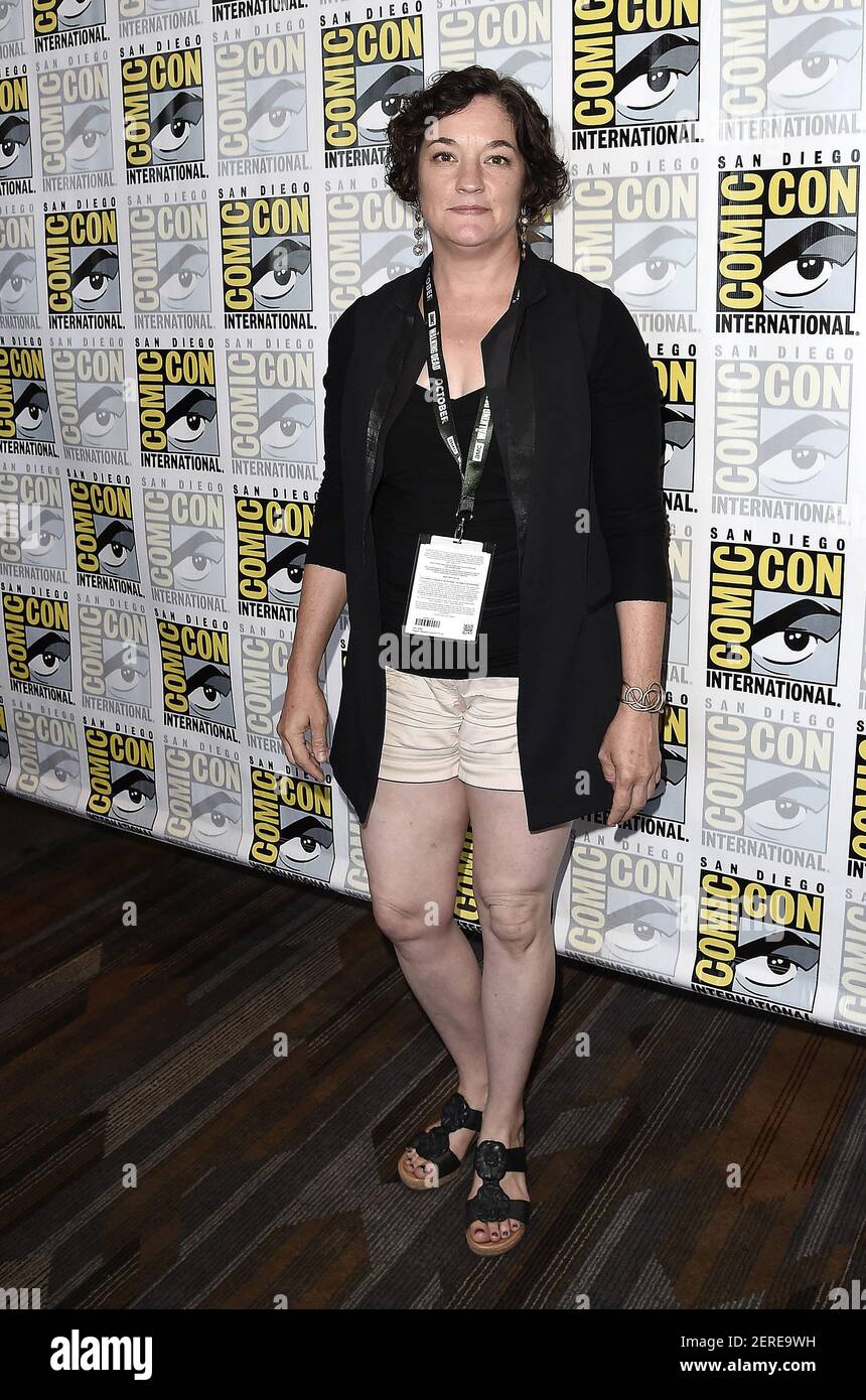 SAN DIEGO - JULY 19: Author Susan Wise Bauer poses in the press room ...