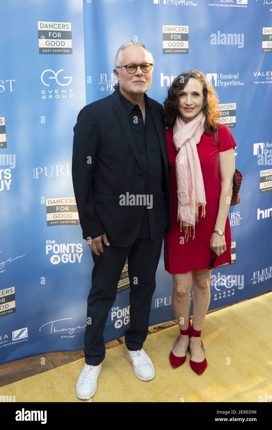 Honoree Bebe Neuwirth and her husband Chris Calkins attend the Dancers ...