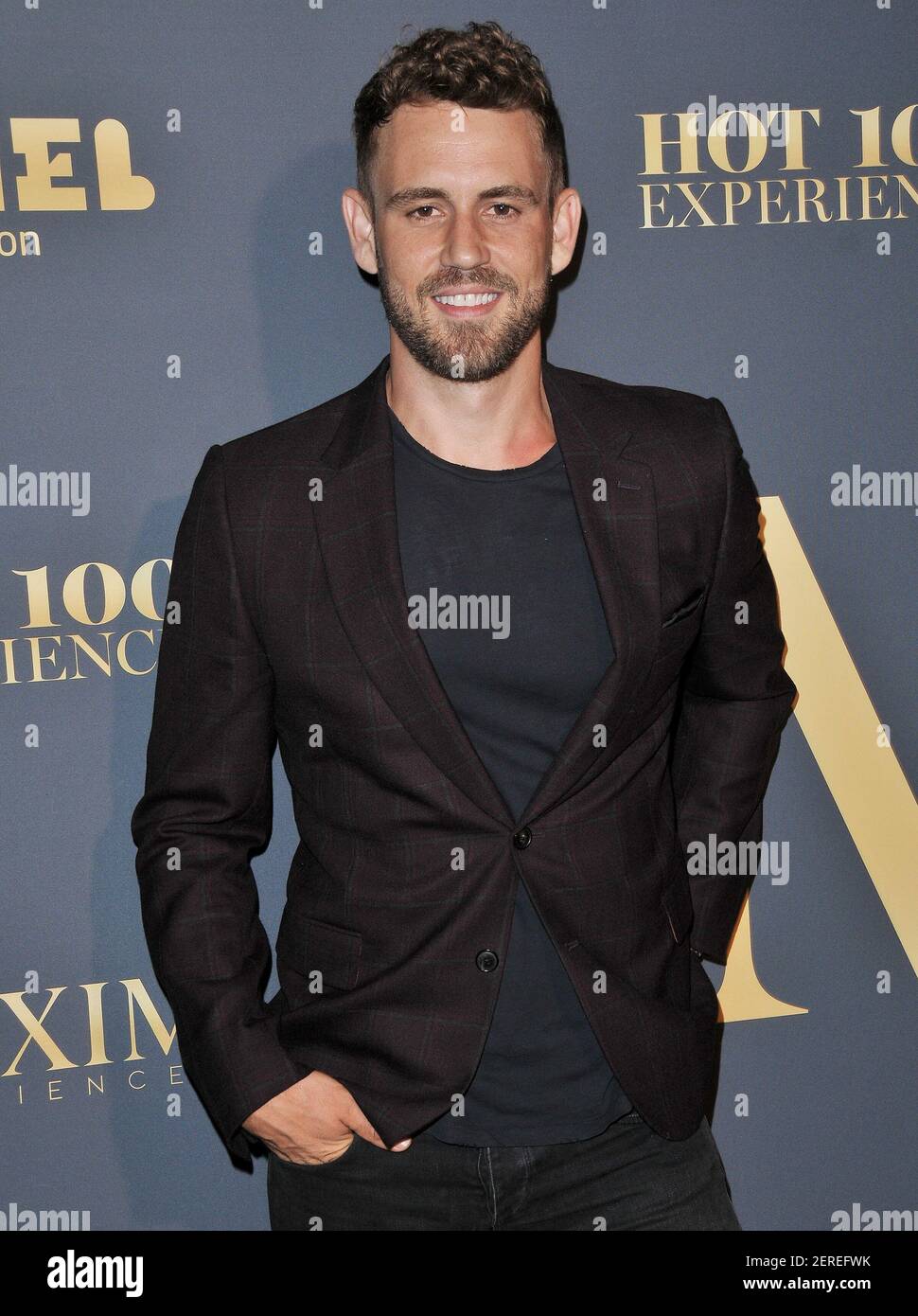 Nick Viall arrives at the MAXIM Hot 100 Experience held at the ...