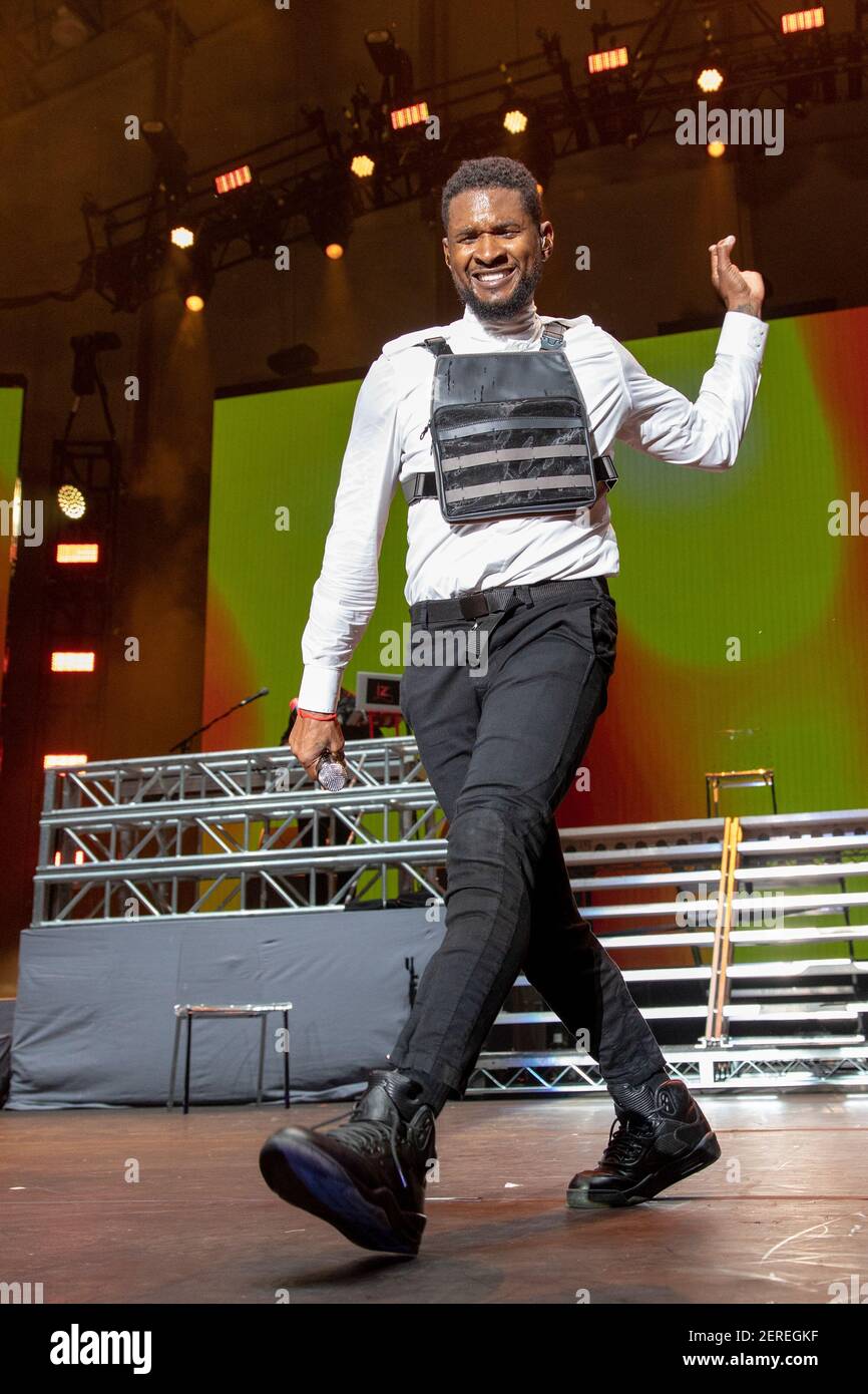 Usher (Usher Raymond IV) during the Special Olympics 50th Anniversary ...