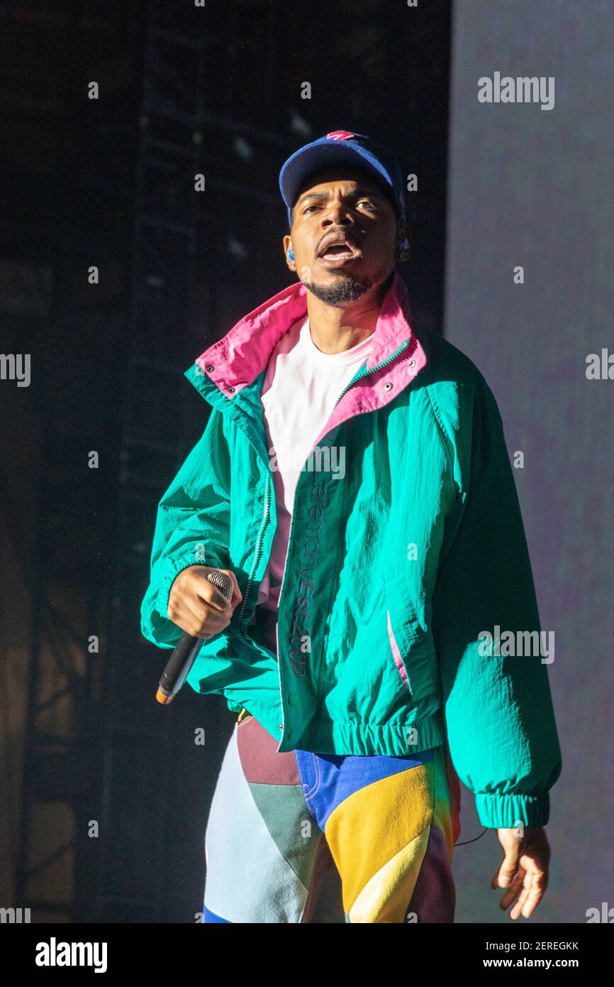 Chance the Rapper (Chancelor Bennett) during the Special Olympics 50th ...