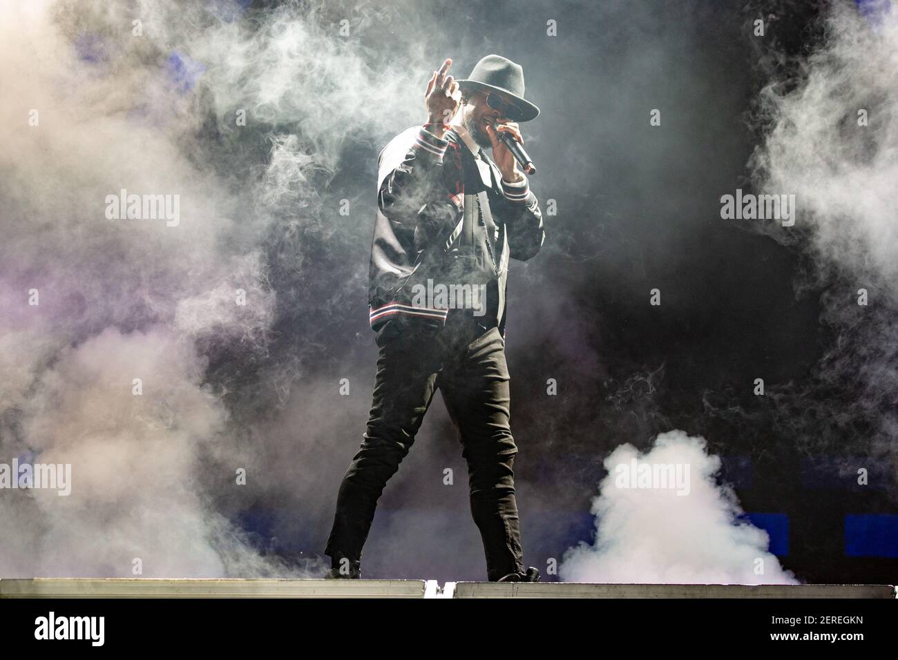 Usher (Usher Raymond IV) during the Special Olympics 50th Anniversary ...