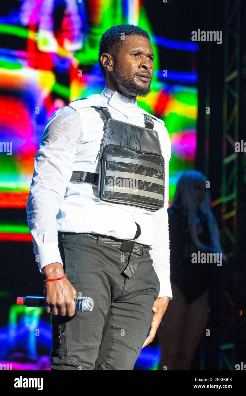Usher (Usher Raymond IV) during the Special Olympics 50th Anniversary ...