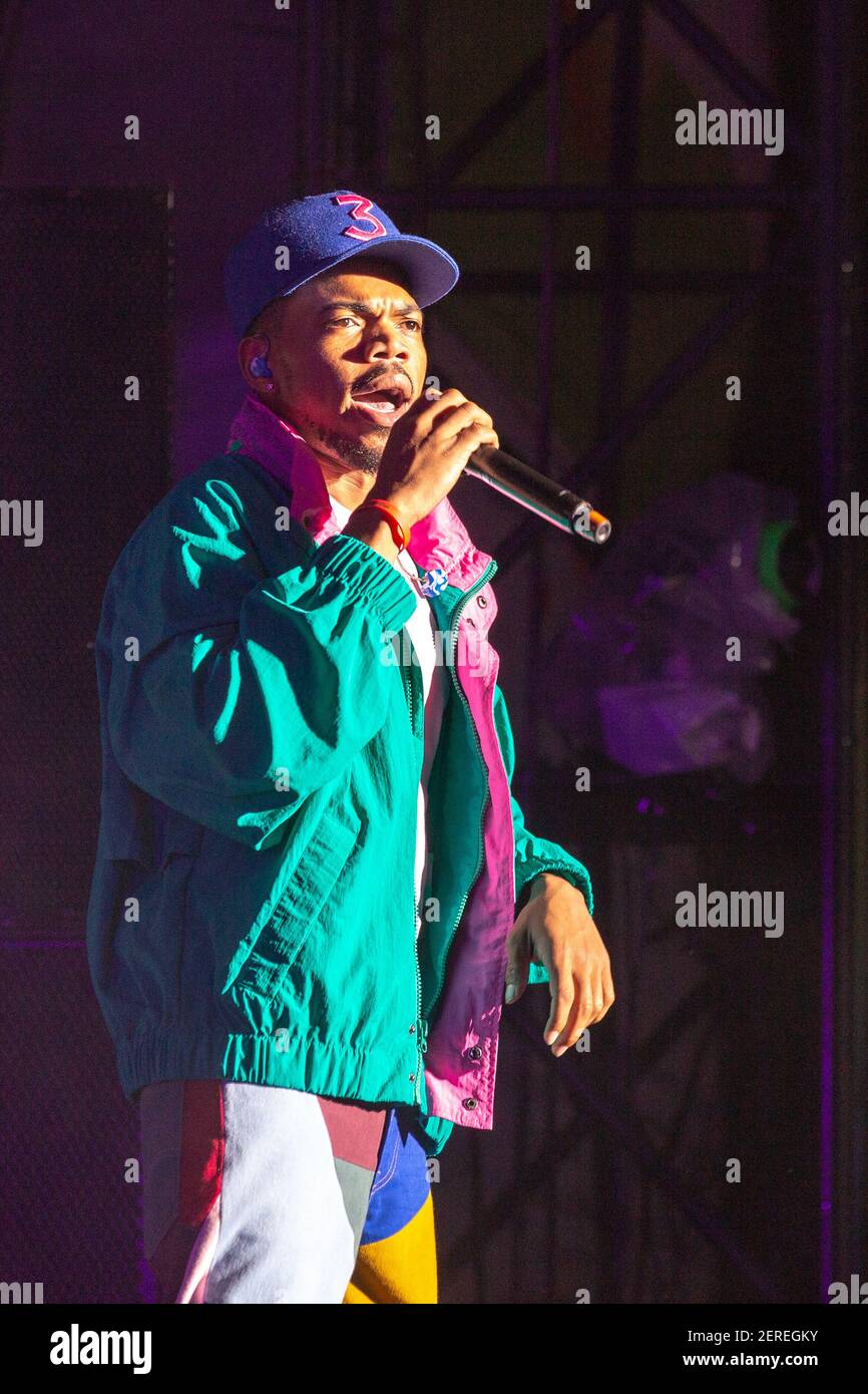 Chance the Rapper (Chancelor Bennett) during the Special Olympics 50th ...