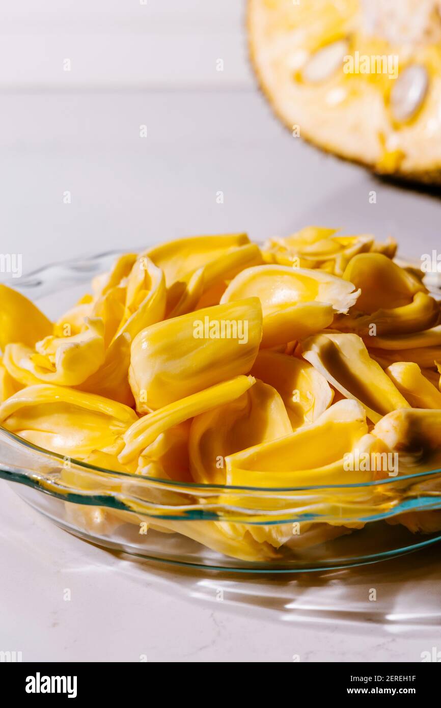 Jack fruit cut hi-res stock photography and images - Alamy