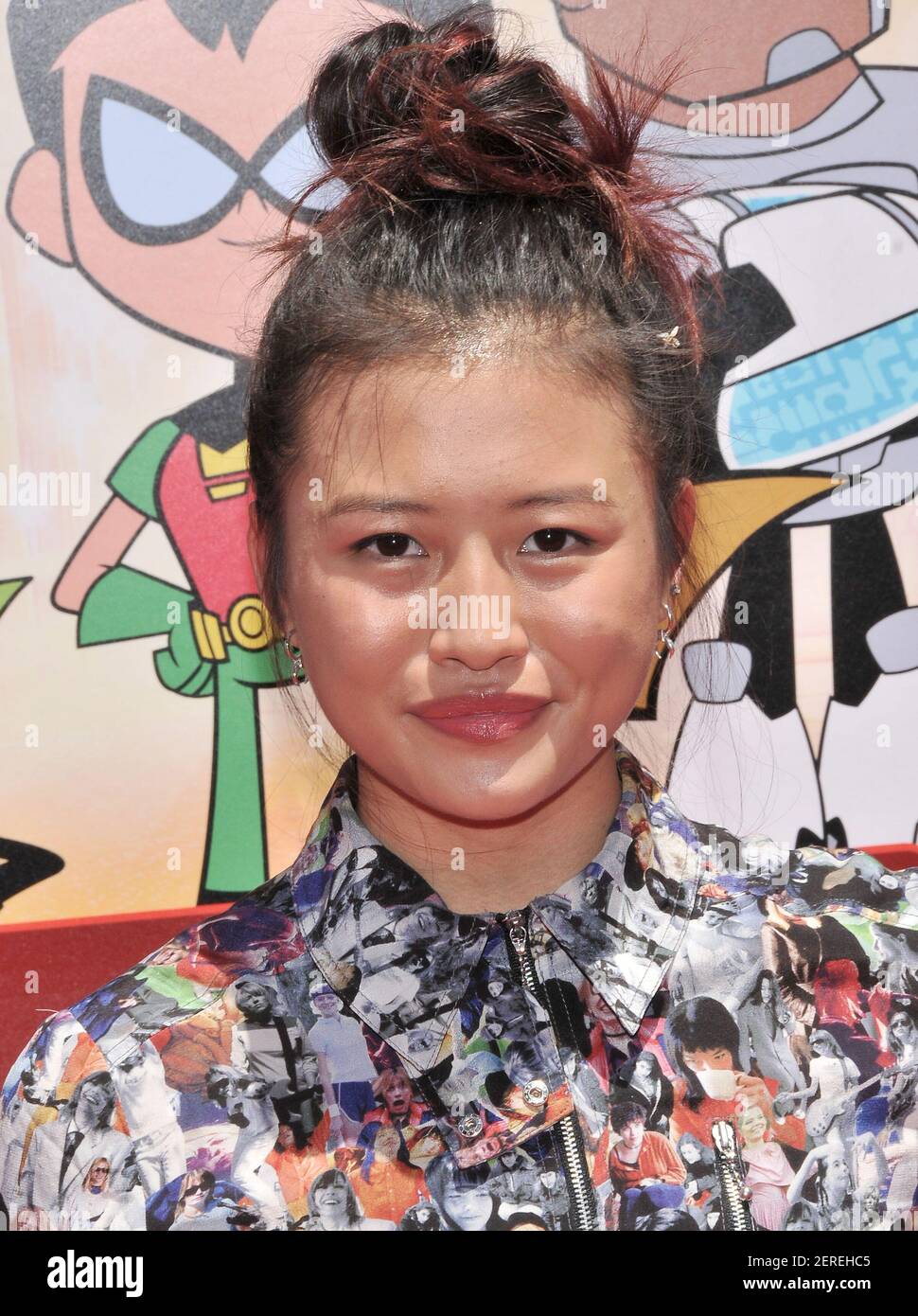 Haley Tju arrives at the "Teen Titans Go! To The Movies" Los Angeles ...